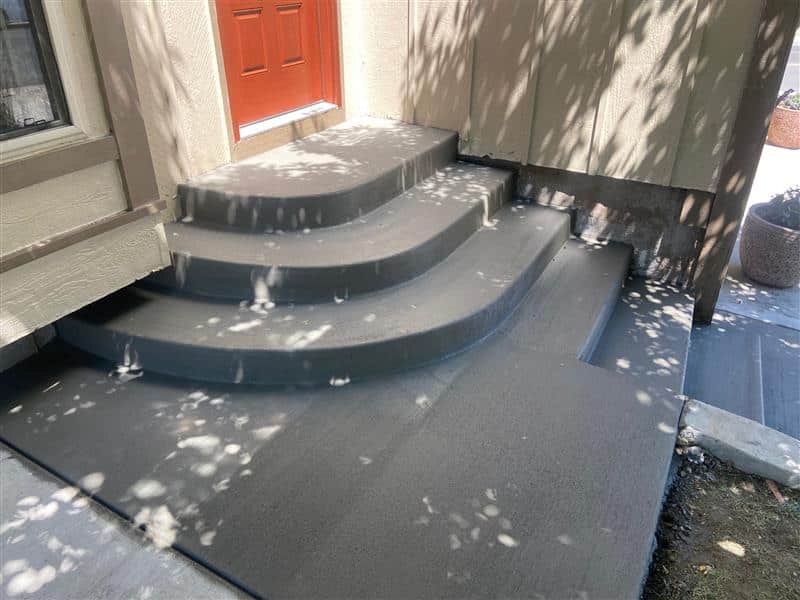 Painting a Concrete Walkway | Sam The Concrete Man